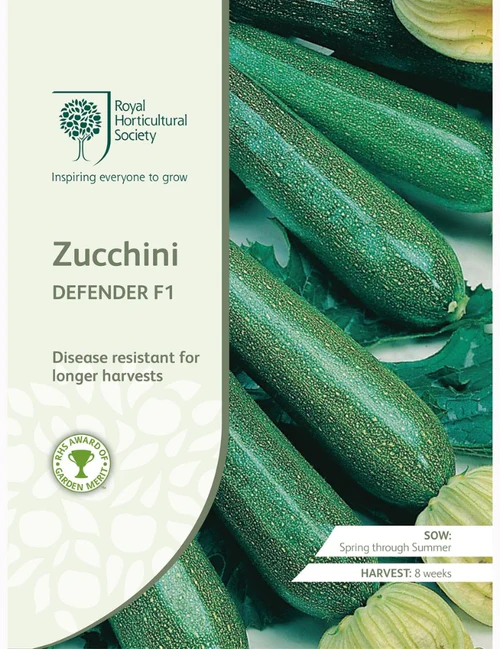 RHS Seeds - Zucchini Defender F1 | Perennialle Plants